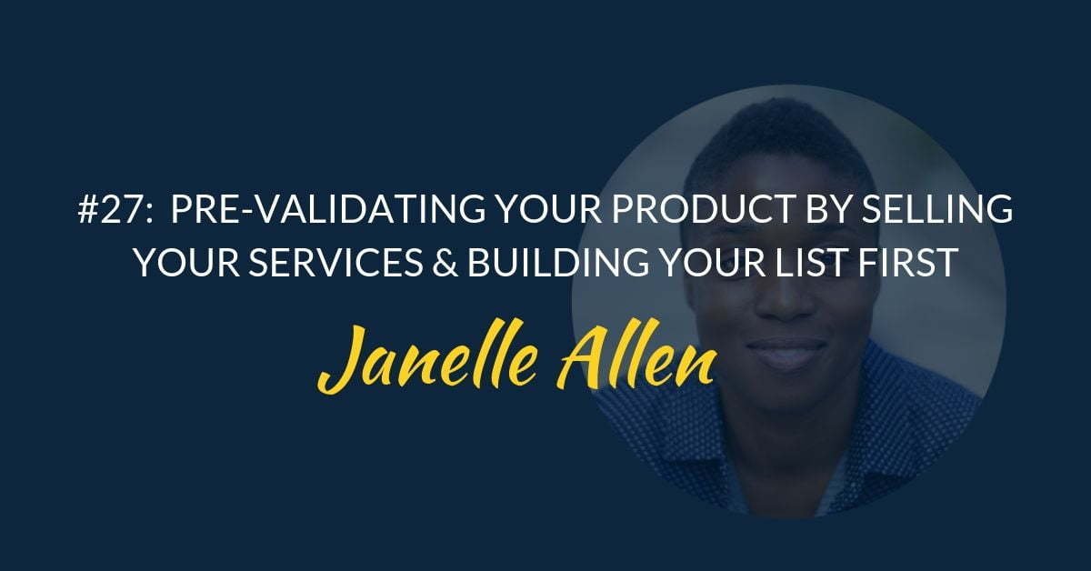 Pre-validating your product by selling your services & building your ...